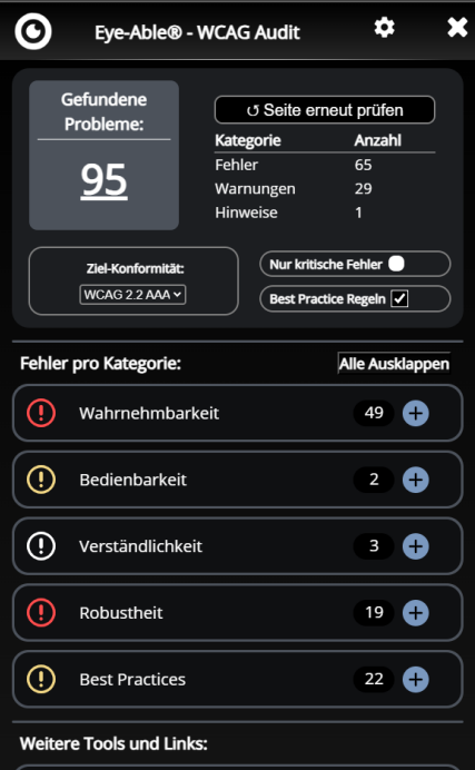 Stellungnahme zu Overlays und die Einordnung von Eye-Able®