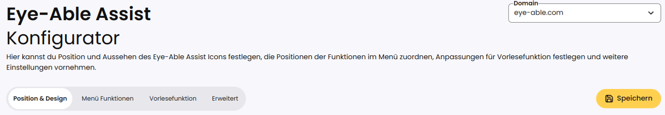 Produktübersicht Eye-Able Assist