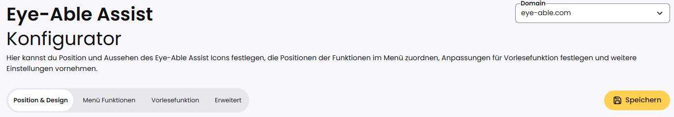 Produktübersicht Eye-Able Assist